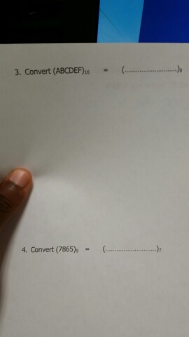 Solved REVIEW OF NUMBERING SYS MUST SHOW ALL STEP 1. Convert | Chegg.com