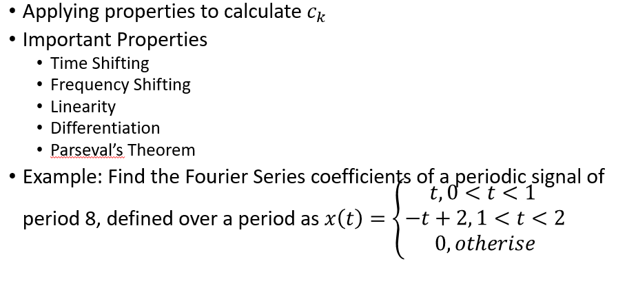 Solved Applying properties to calculate ck Important | Chegg.com