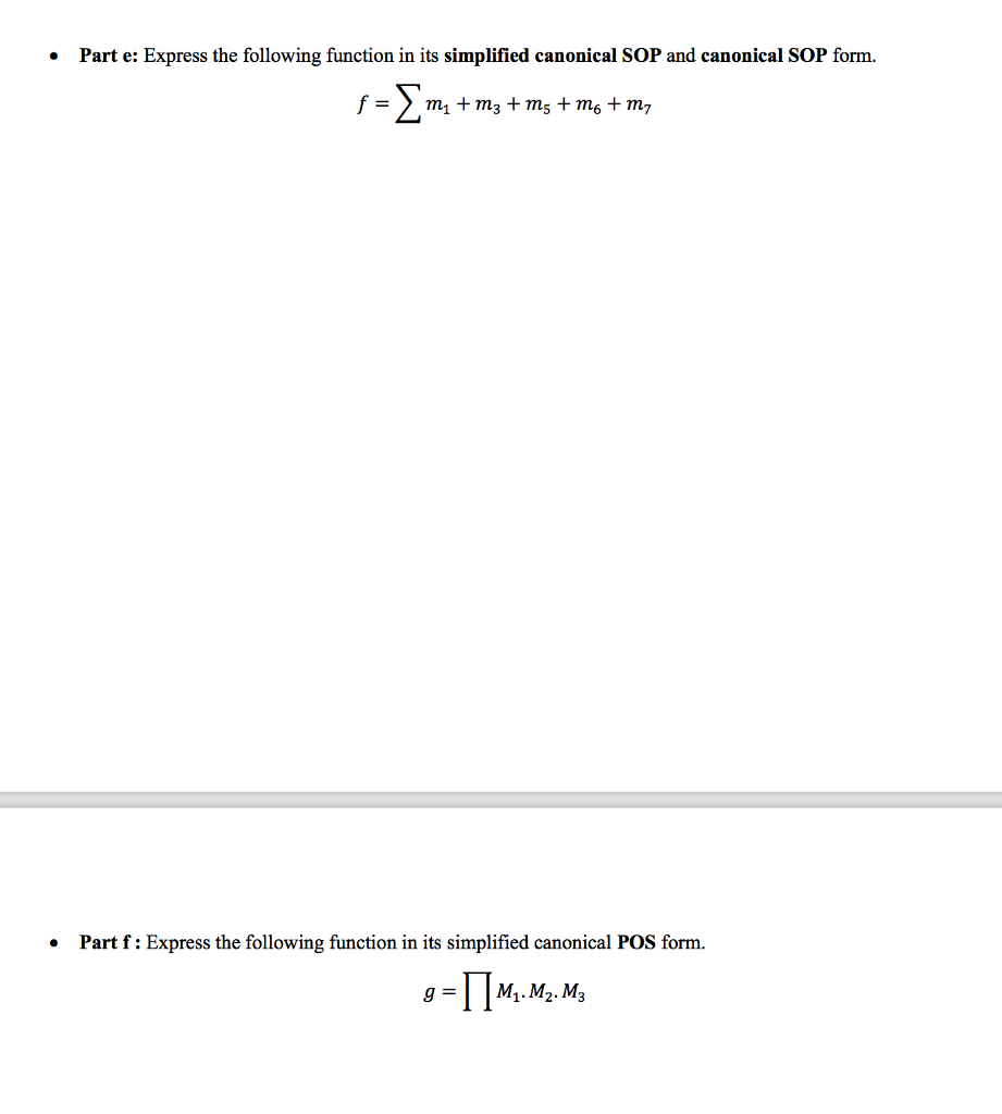 Solved Express the following function in its simplified | Chegg.com