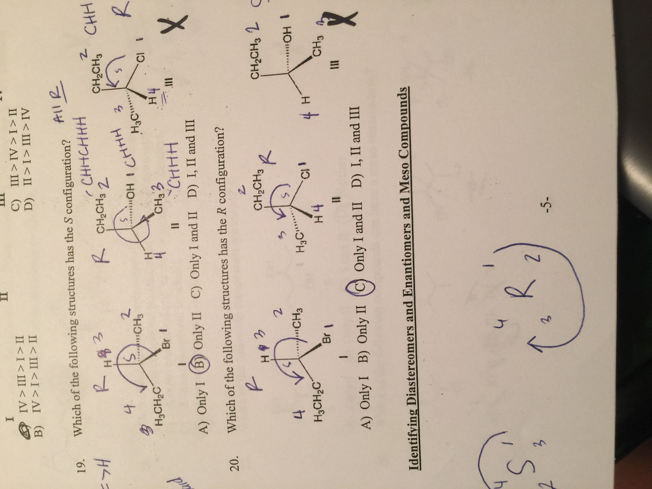 Solved Which of the following structures has the S | Chegg.com