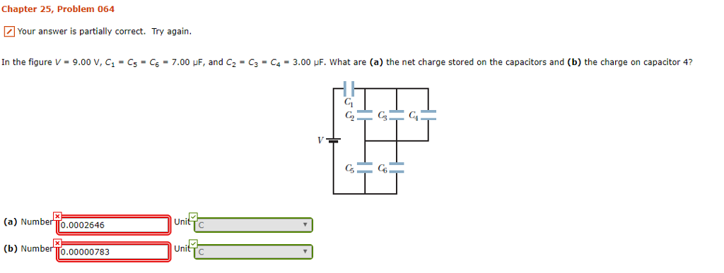 Solved Chapter 25, Problem 064 Your answer is partially | Chegg.com