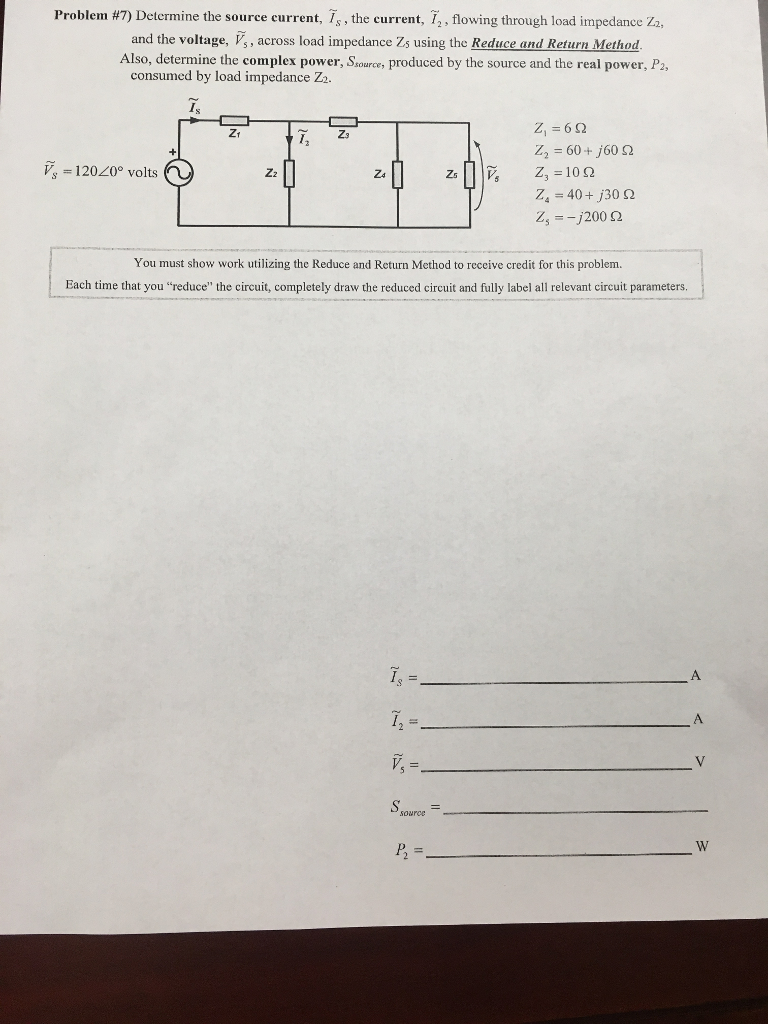 Solved Problem #7) Determine the source current, Is , the | Chegg.com