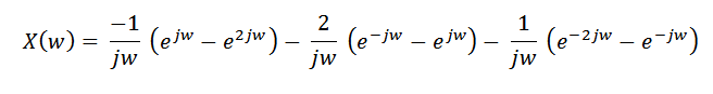 Solved Simplify X(w) by using Euler's identity. Euler's | Chegg.com