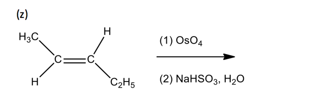 Oso4 Nahso3 Reaction