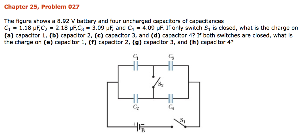 Solved Chapter 25, Problem 027 The figure shows a 8.92 V | Chegg.com