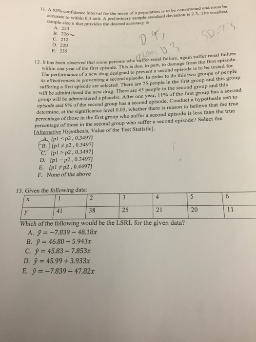 Solved Stats multiple choice | Chegg.com Solved Stats multiple choice | Chegg.com