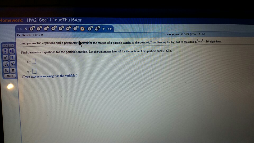 Solved Find Parametric Equation And A Parameter Interval For