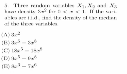 Solved Three random variables X_1, X_2, and X_3 have density | Chegg.com