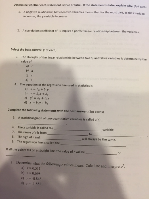 Solved A negative relationship between two variables means | Chegg.com Solved A negative relationship between two variables means | Chegg.com