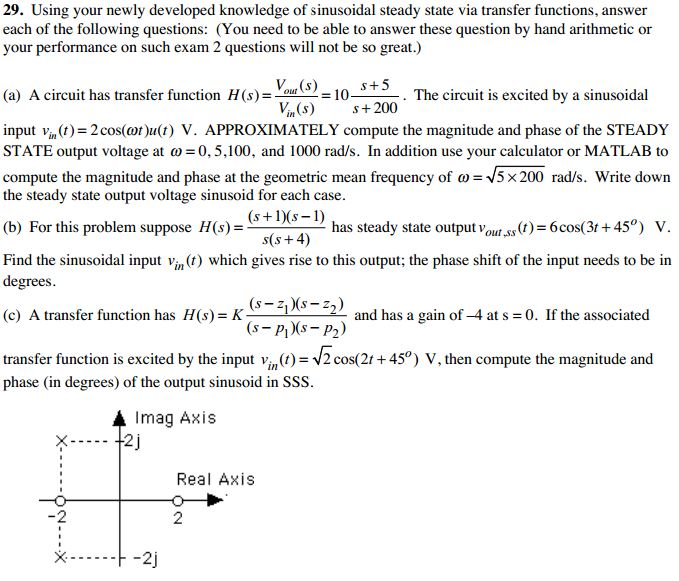 Solved Using your newly developed knowledge of sinusoidal | Chegg.com