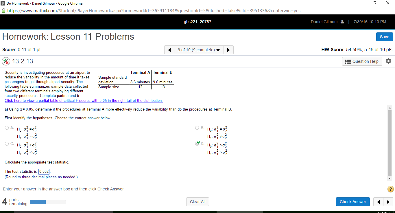 Solved IP Do Homework Daniel Gilmour Google Chrome | Chegg.com