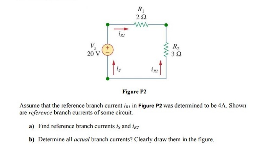 Solved Assume that the reference branch current in i_R1 | Chegg.com