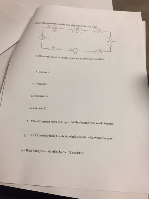 Solved Answer the questions about the following circuit. | Chegg.com