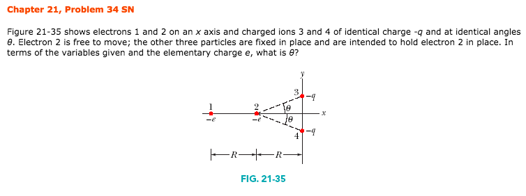 Solved Chapter 21, Problem 34 SN Figure 21-35 shows | Chegg.com