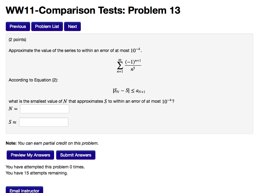 Solved Approximate The Value Of The Series To Within An