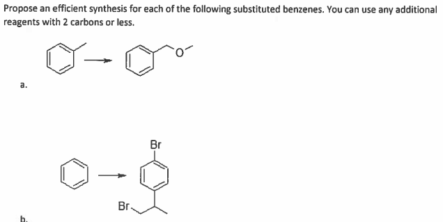 Solved Propose an efficient synthesis for each of the | Chegg.com