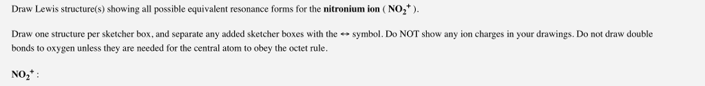 Solved Draw Lewis structure(s) showing all possible | Chegg.com
