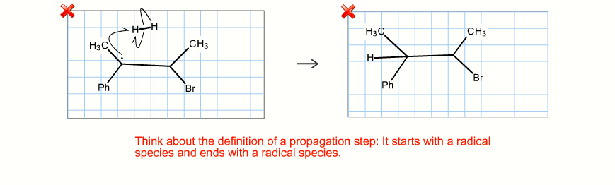 Solved Draw the mechanism arrows for both propagation steps | Chegg.com