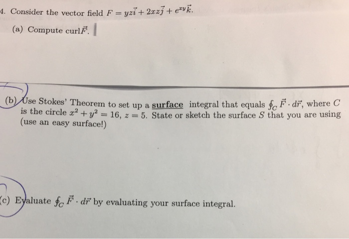 Solved Consider the vector field f = yzi Rightarrow + 2xzj | Chegg.com