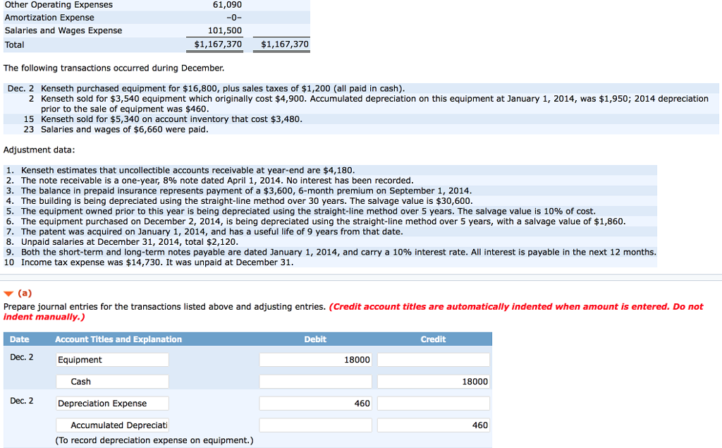 Solved Comprehensive Problem 9 (Part Level Submission) | Chegg.com
