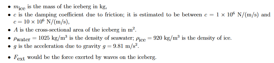 Solved A differential equation for the vertical displacement | Chegg.com