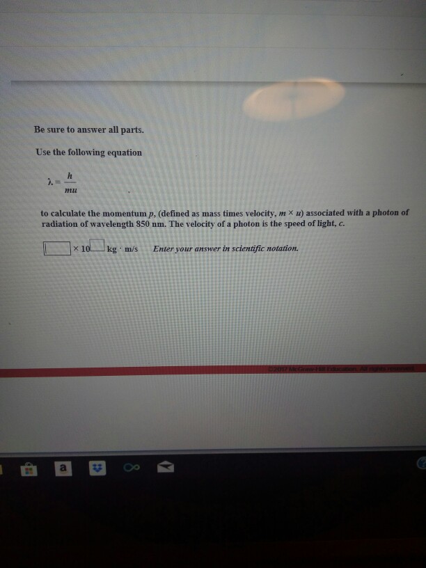 Solved Be sure to answer all parts. Use the following | Chegg.com