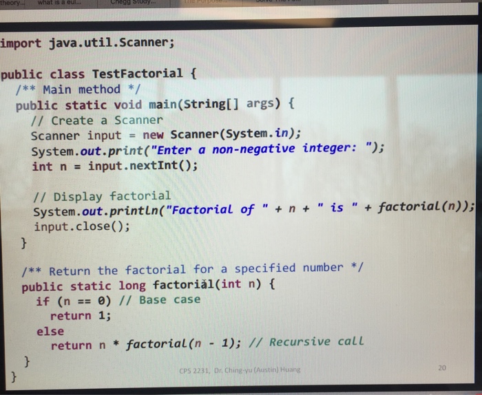 Solved What is a eul- Chegg study import java .util. Scanner | Chegg.com