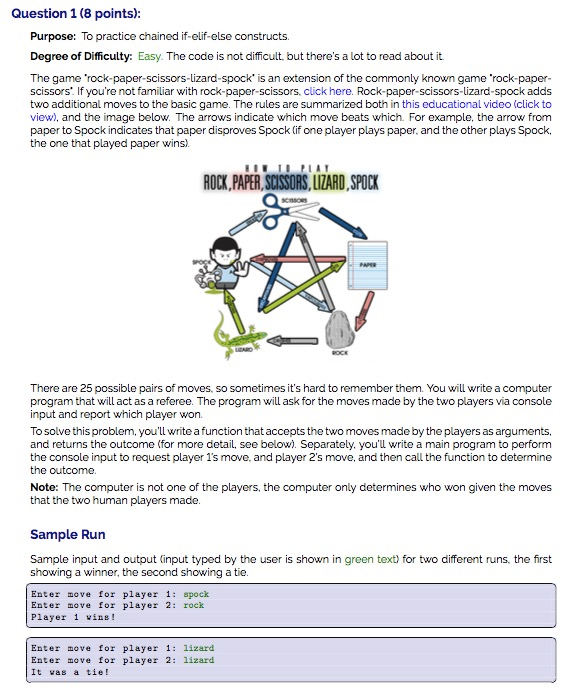 Solved Question 1 (8 points) Purpose: To practice chained | Chegg.com