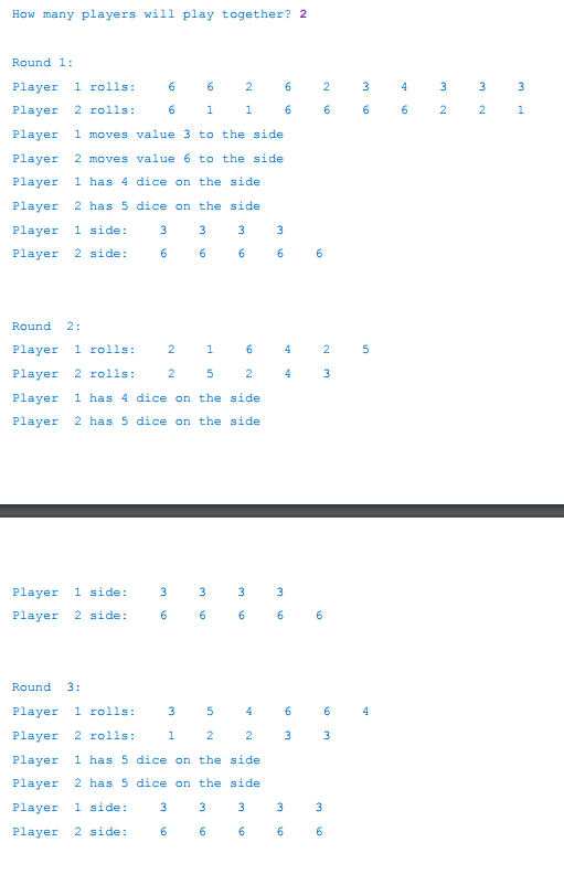 Solved Write a MATLAB program to simulate the Tenzi party | Chegg.com