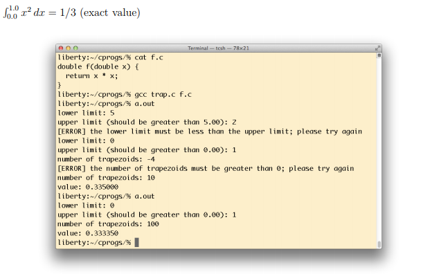 Solved 1 Overview The trapezoidal rule is one of the most | Chegg.com