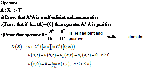 Solved A: X rightarrow Y prove the A*A is a self-adjoint | Chegg.com