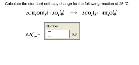 Solved Calculate the standard enthalpy change for the | Chegg.com