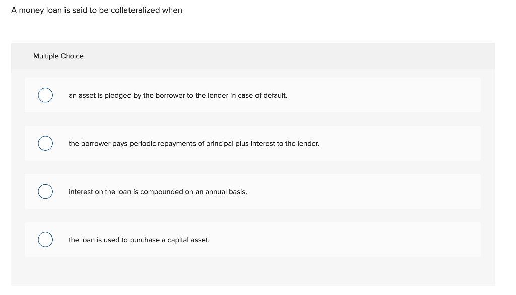 Solved In a repo transaction (or repurchase agreement), the | Chegg.com