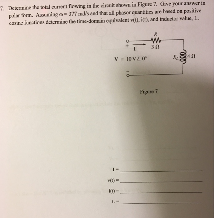 Solved Determine the total current flowing in the circuit | Chegg.com