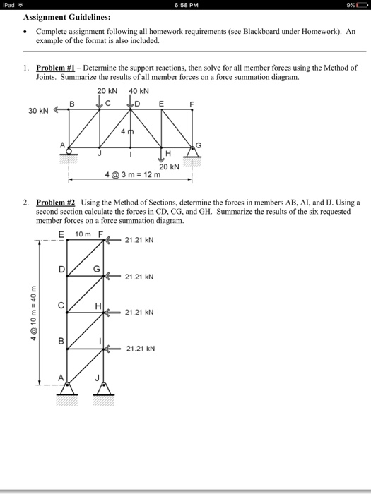 Solved Determine the support reactions, then solve for all | Chegg.com