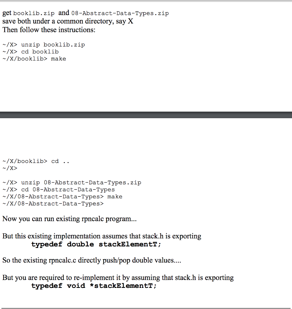 (Library - Abstract Data Type) Exercise: | Chegg.com
