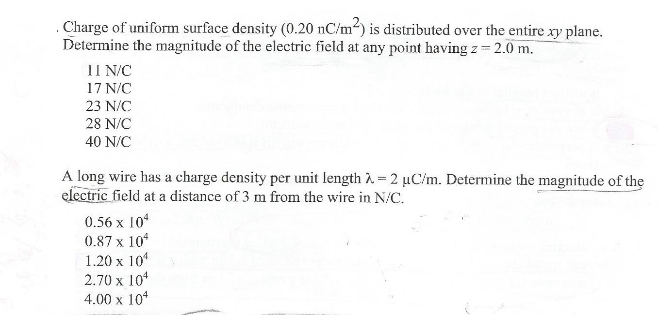Solved Charge of uniform surface density (0.20 nC/m^2) is | Chegg.com