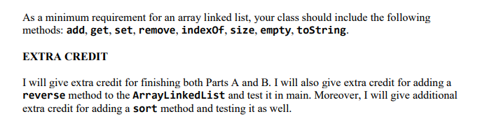 Solved Part A First Implement A Doublylinkedlistjava And 4523