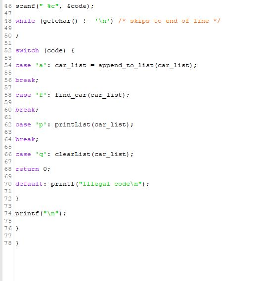 Solved Modify the C program from project 9(which split | Chegg.com