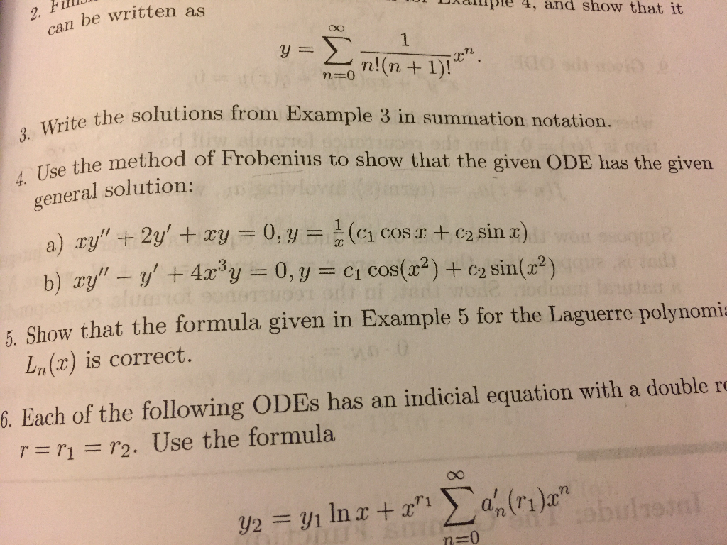 Summation Notation Examples