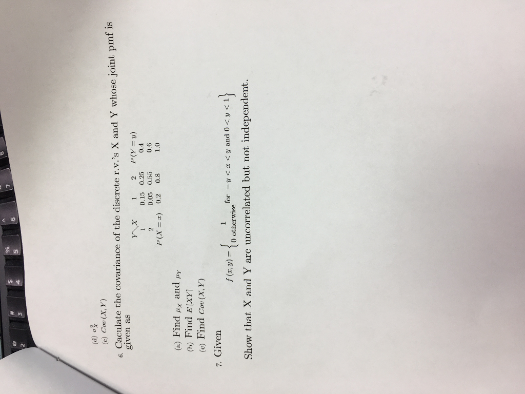 Solved 1. The prnf of two r.v.s X and Y is joint for a: a 1, | Chegg.com