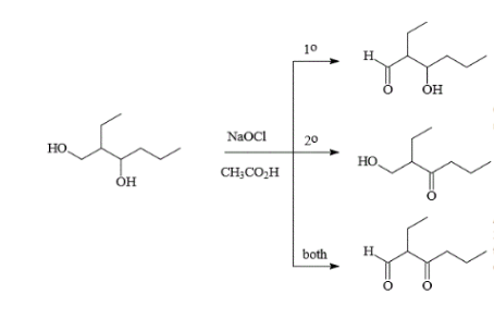 Solved Ho OH 10 NaOCI 20 CH3CO,H both HO. | Chegg.com