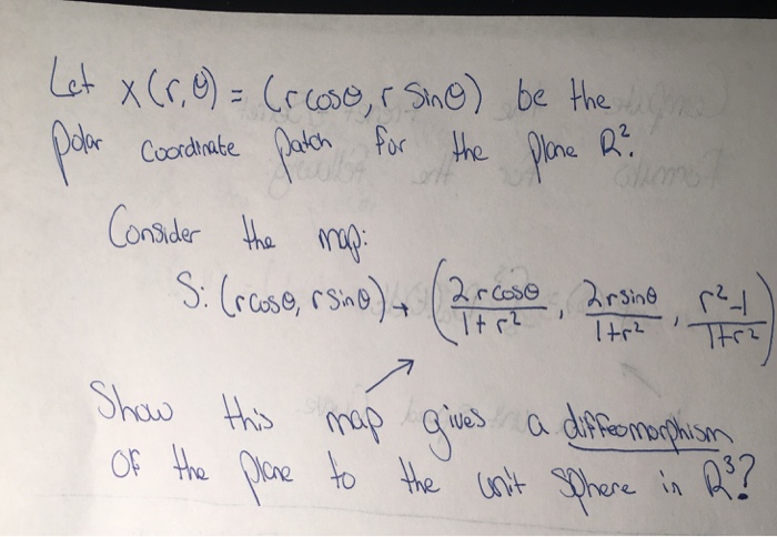 Solved Let x (r, theta) = (r cos theta, r sin theta) be the | Chegg.com