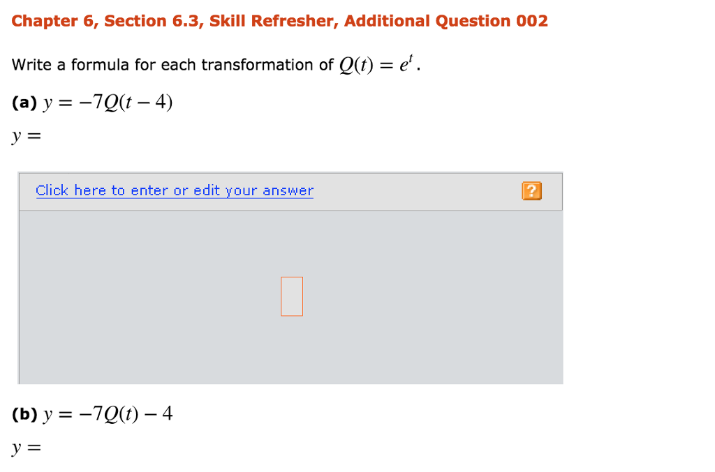 Solved Chapter 6 Section 6 3 Skill Refresher Additional