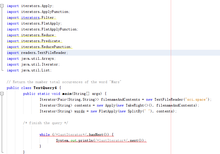 Java homework, please help! (Query processor using | Chegg.com