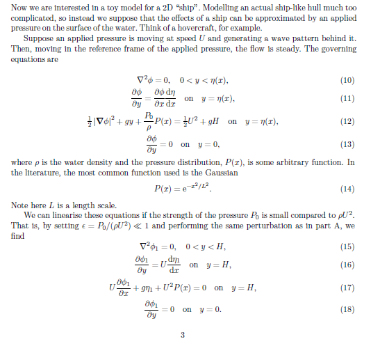 Solved Water Wave pattern That forms at the stern of a | Chegg.com