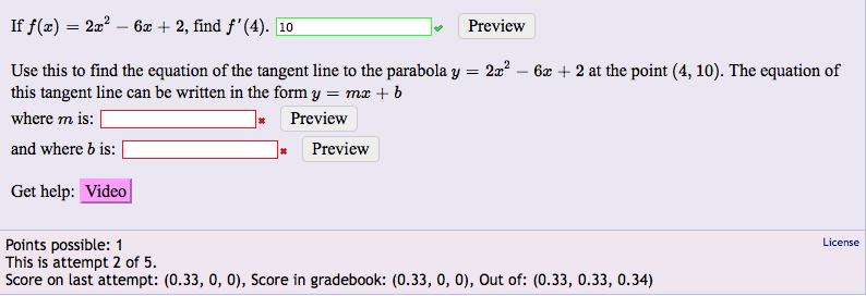 Solved If f(x) = 2x^2 - 6x + 2, find f'(4). Use this to | Chegg.com