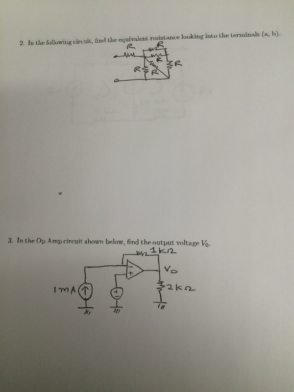 Solved 2. In the following circuit, find the equivalent | Chegg.com