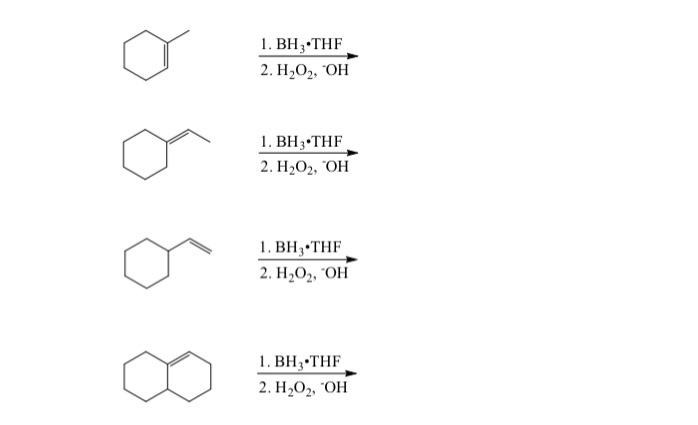 Solved 1. BH3 THF 2. H202, OH CHs CH2 C-C CH3 1. BH THF 2. | Chegg.com Solved 1. BH3 THF 2. H202, OH CHs CH2 C-C CH3 1. BH THF 2. | Chegg.com