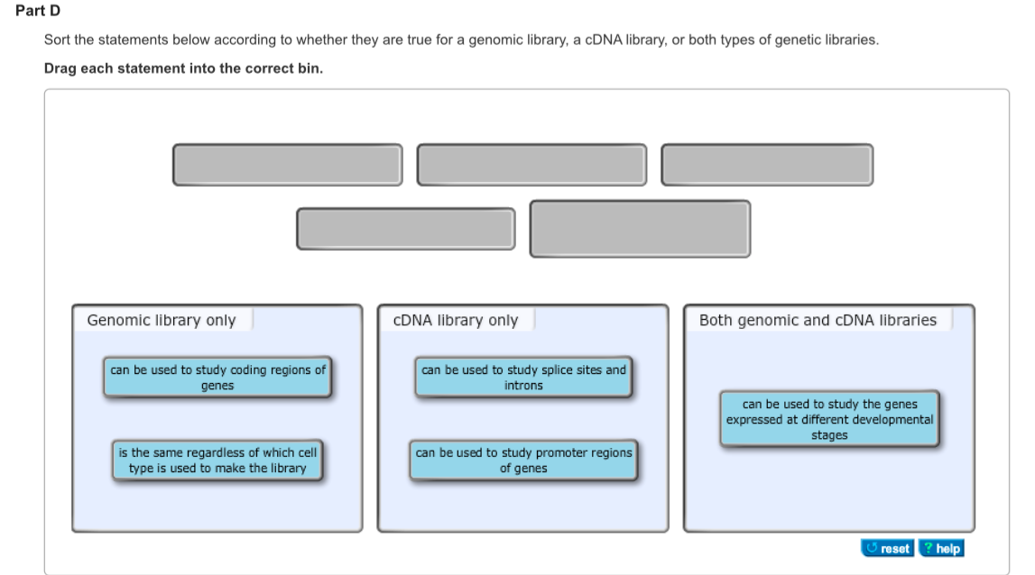 Solved Sort the statements below according to whether they | Chegg.com